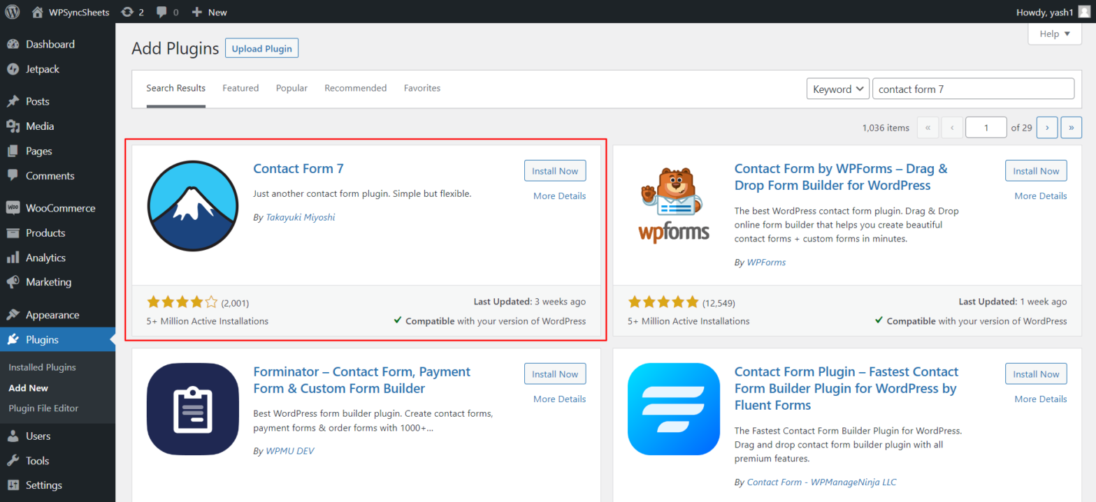 How to Connect Contact Form 7 with Google Sheets: Step-by-step tutorial ...