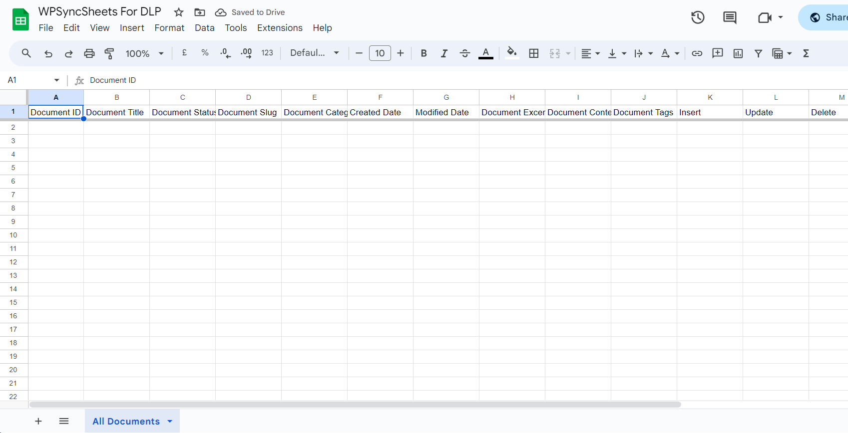 WPSyncSheets For Document Library Pro