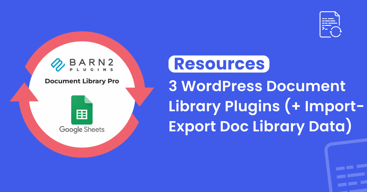 3 WordPress Document Library Plugins (+ Import-Export Doc Library Data ...