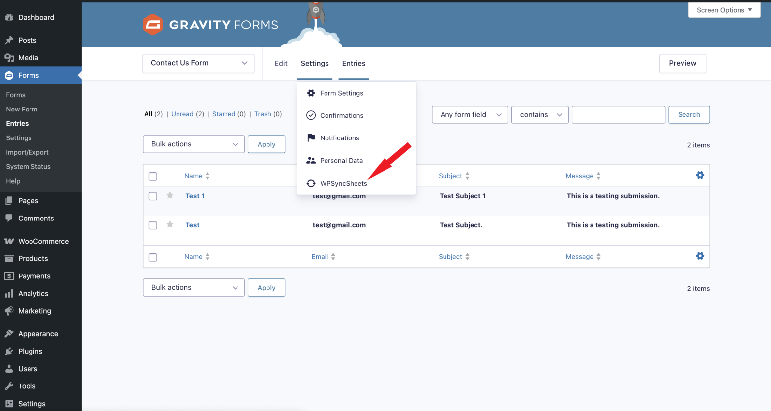Import-Export Gravity Forms to Google Sheets (Complete Guide) - WPSyncSheets